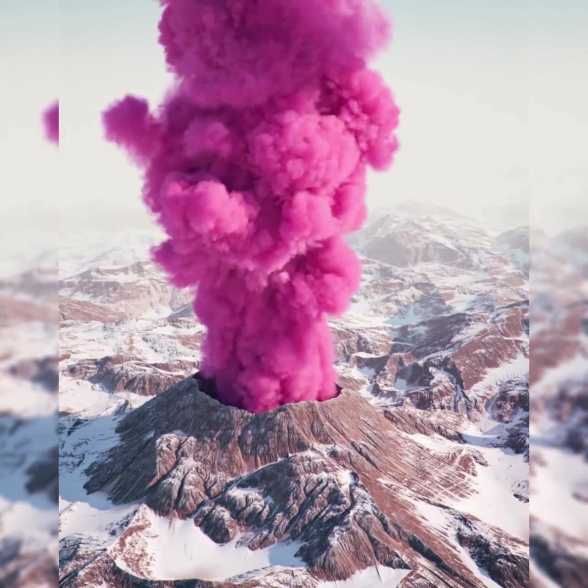Le volcan rose, un Fake au plus bel effet / Vulcanul roz, un Fake cu ...